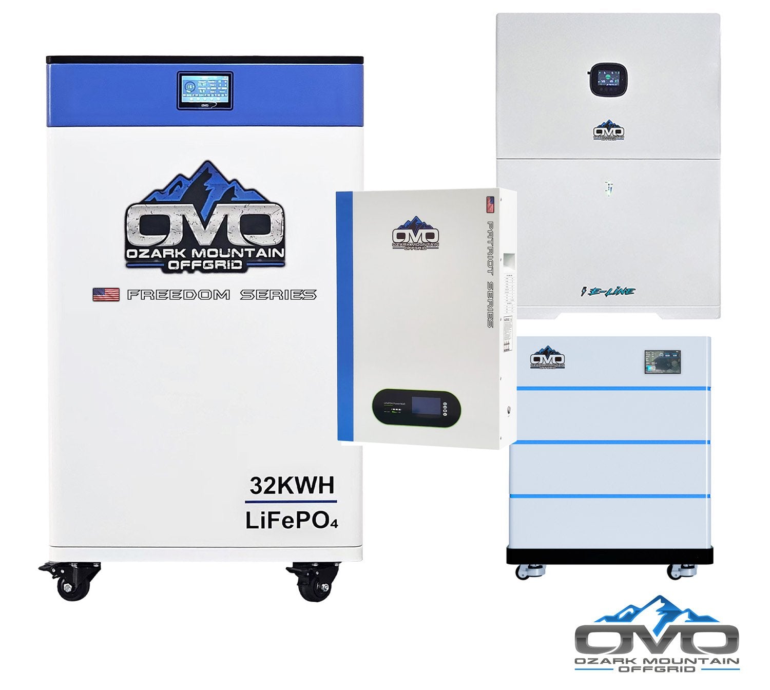 OMO Battery Collection - Freedom / Patriot / Stack / E-Line – Ozark ...