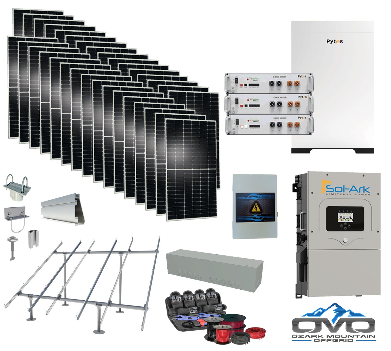 Buy 17KW Complete Offgrid Solar Kit (+15K Sol-Ark Inverter) – Ozark ...