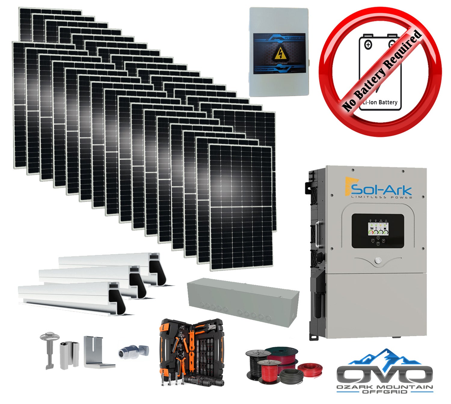 17KW Complete Off Grid Solar Kit – Ozark Mountain Offgrid