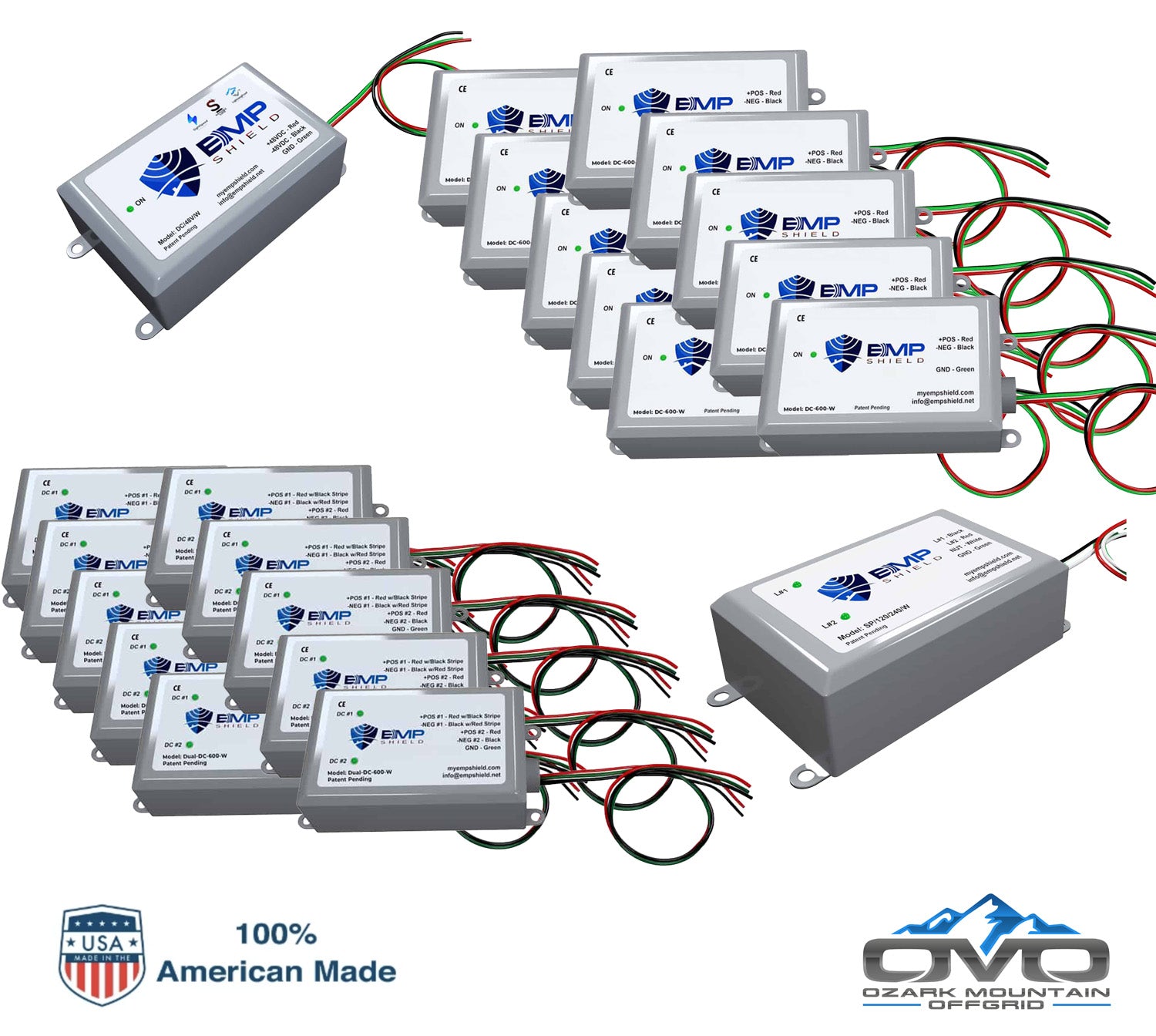 EMP Shield Kit for up to 175KW Sol-Ark Solar System – Ozark Mountain ...