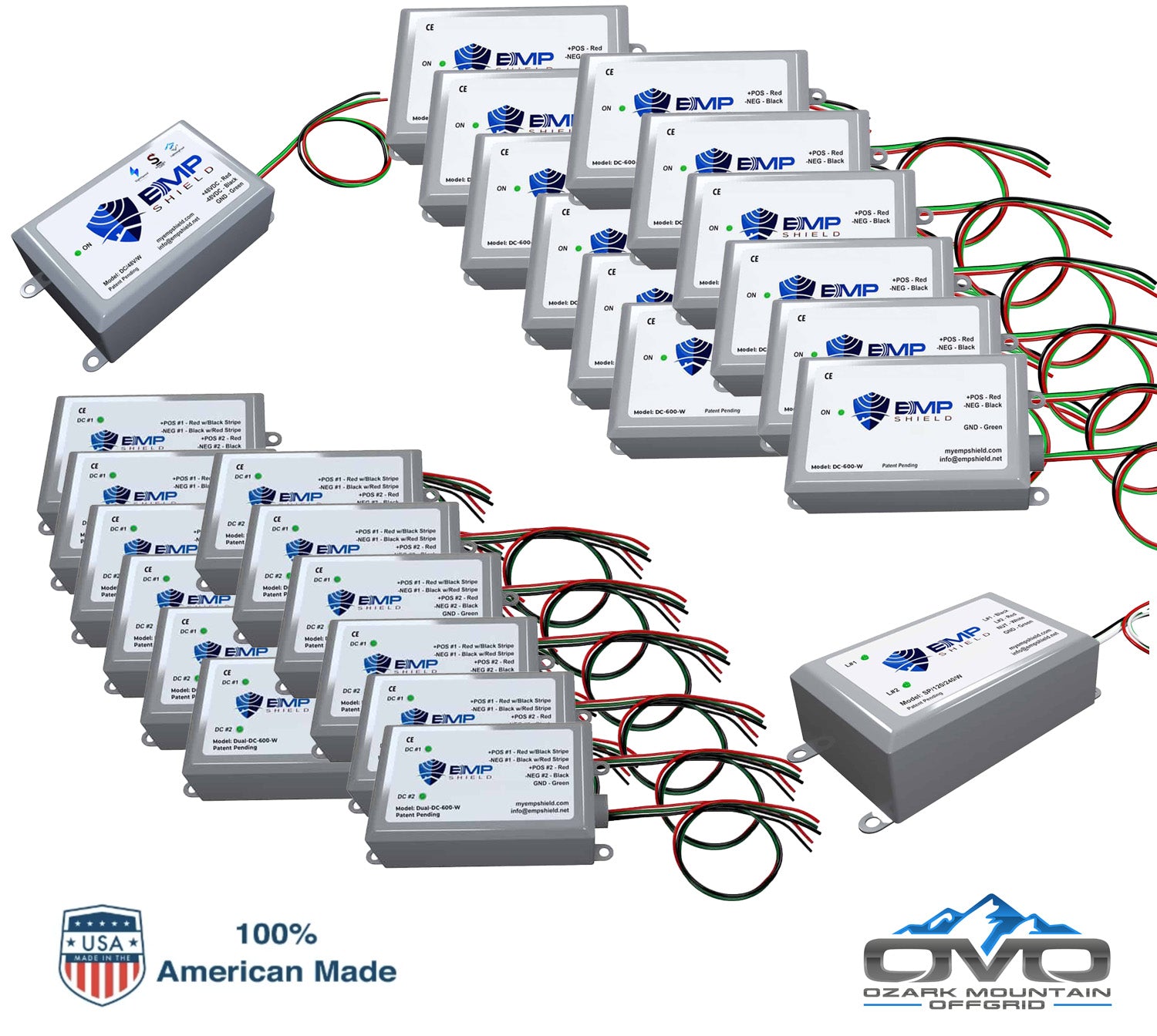 EMP Shield Kit for up to 200KW Sol-Ark Solar System – Ozark Mountain ...