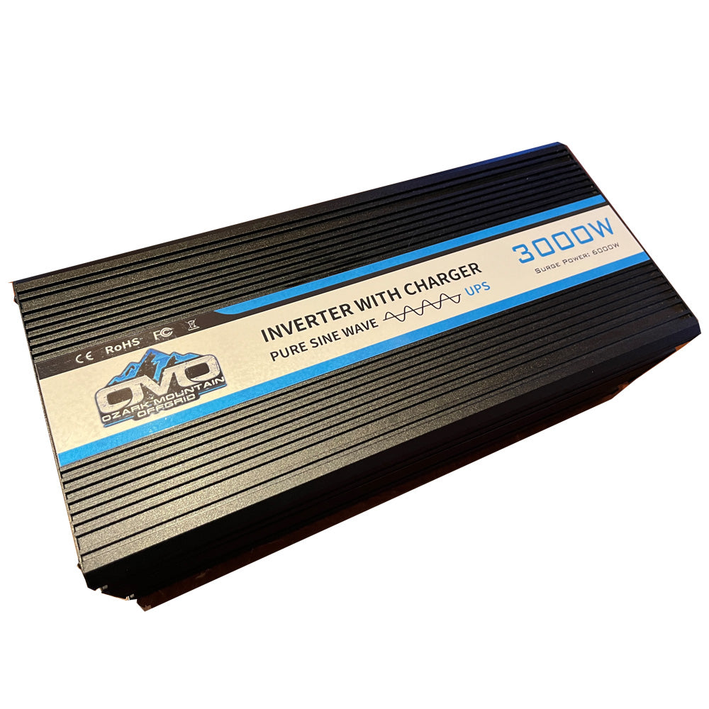 OMO 3000W Power Inverter 48V - 6000W Surge – Ozark Mountain Offgrid