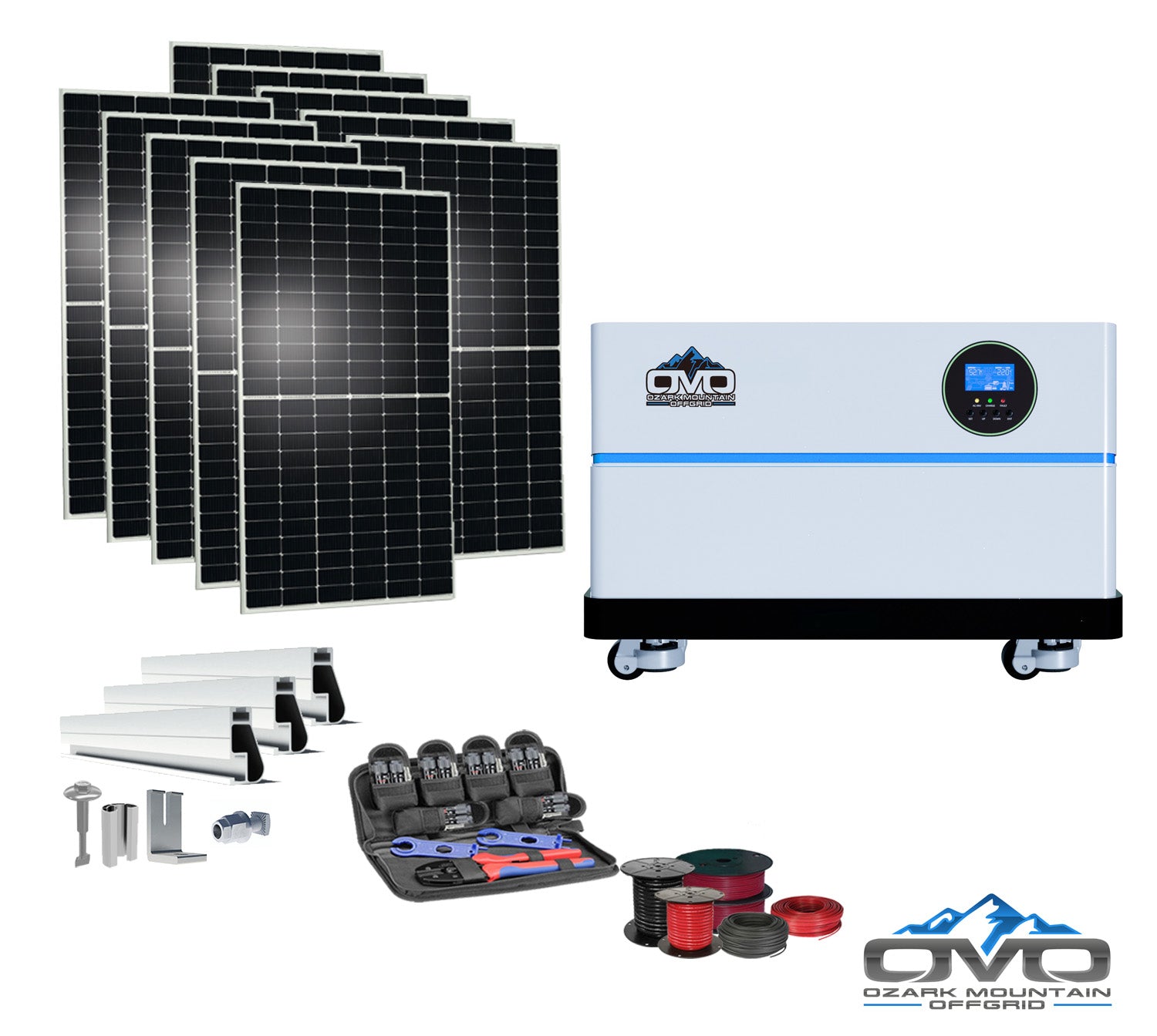 5.5KW OMO All-In-One Customizable Stacking Inverter/Battery System 550 ...