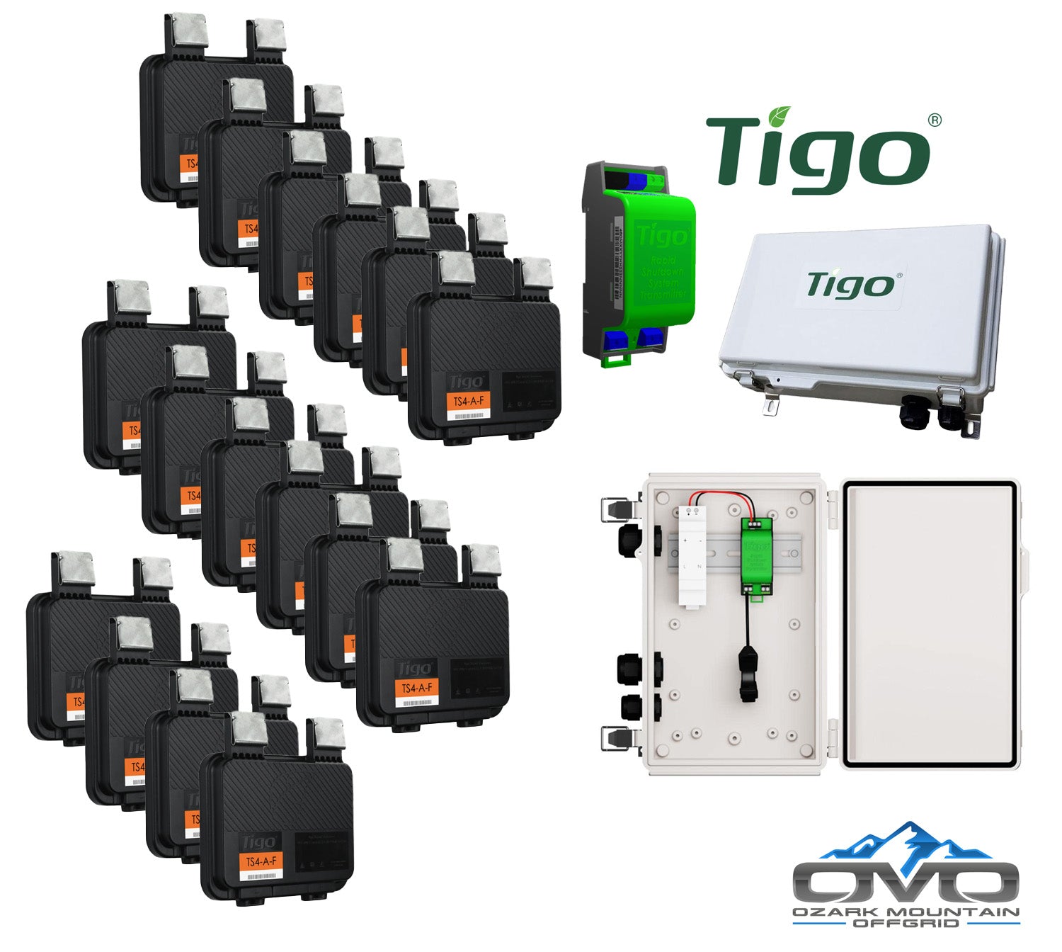 TIGO Rapid Shutdown Kit OMO E-Line 6.08KW – Ozark Mountain Offgrid