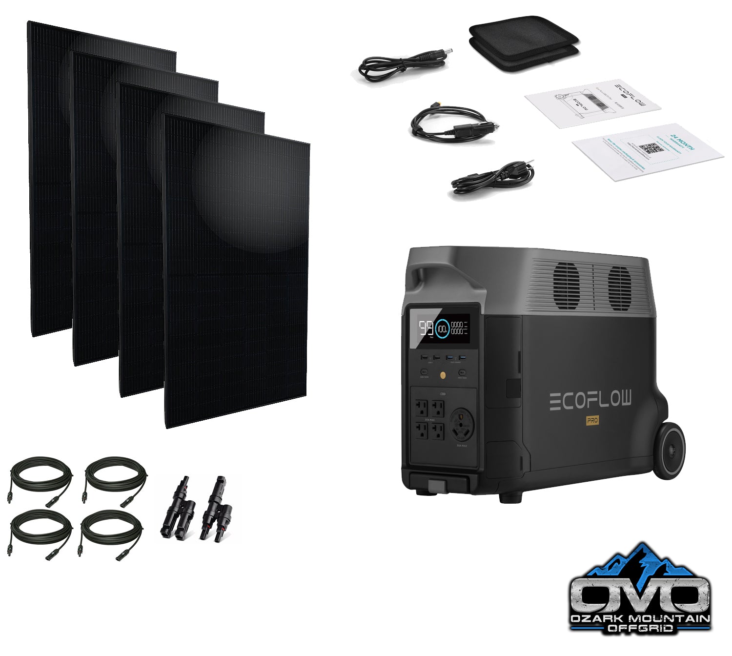 EcoFlow DELTA PRO - 3600 Watt Solar Generator / 3600wH Lithium Storage ...